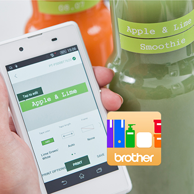 Imprimante P-touch CUBE | Étiquettes et rubans | Brother