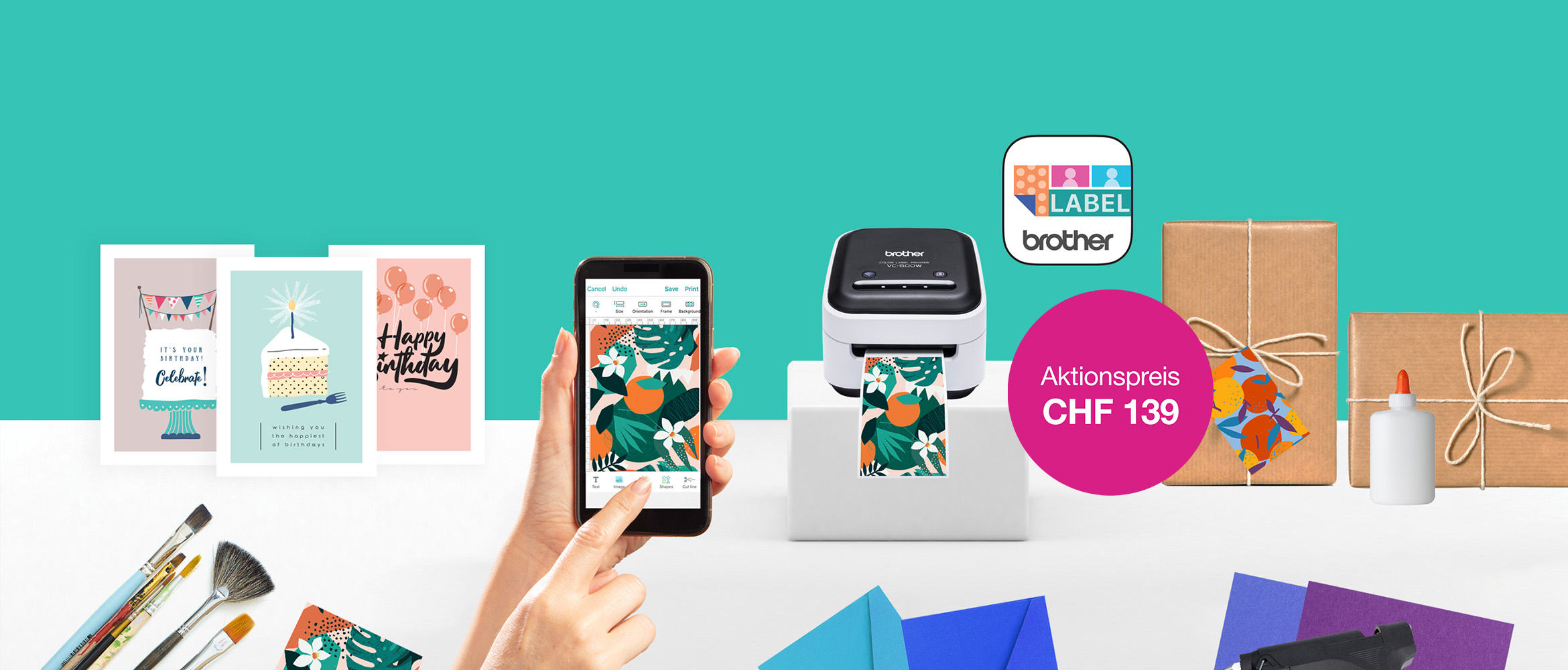 Etikettendrucker farbig | Brother