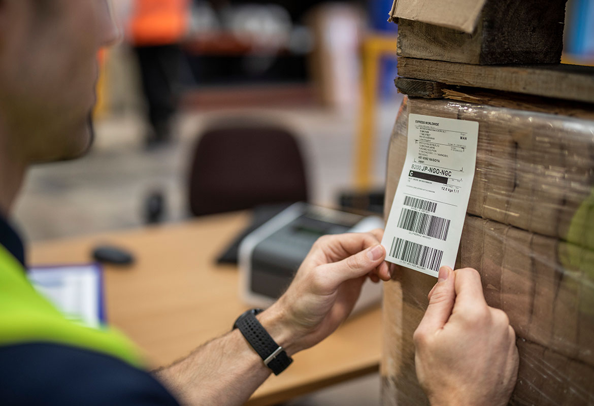 Versandetiketten: Versandlabels für verschiedene Formate