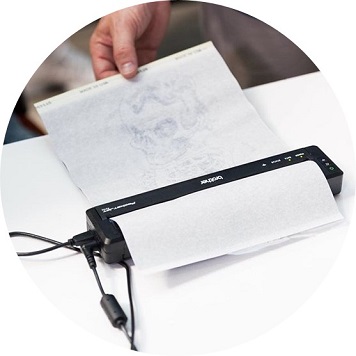 Come utilizzare la stencil machine PocketJet | Brother