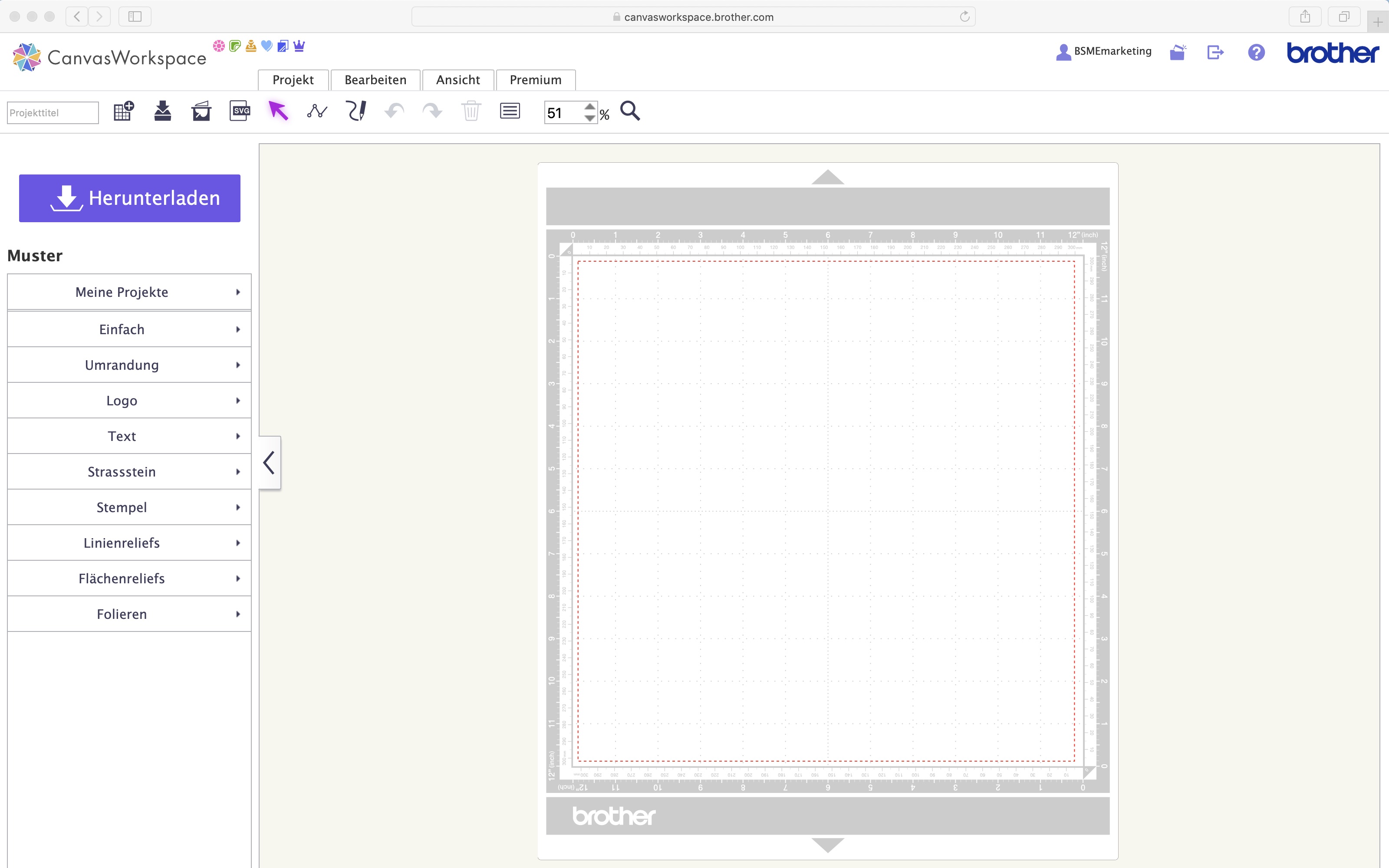 Erstes CanvasWorkspace Design | Brother | Blog