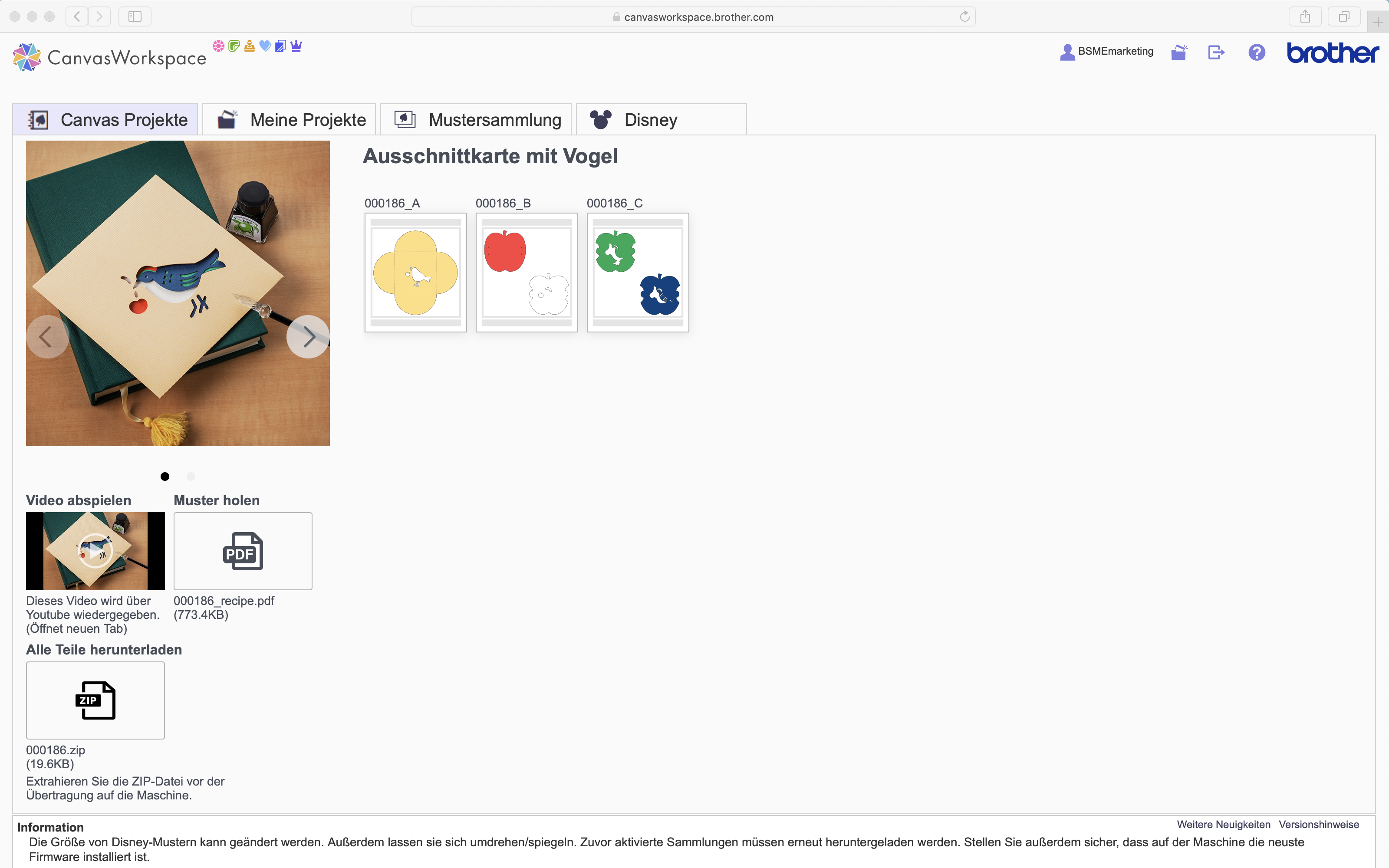 Verwendung von CanvasWorkspace | Brother | Blog