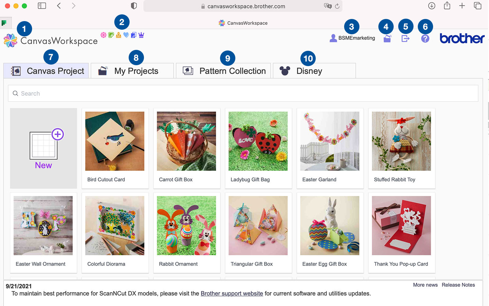 How to use CanvasWorkspace | Brother | Blog