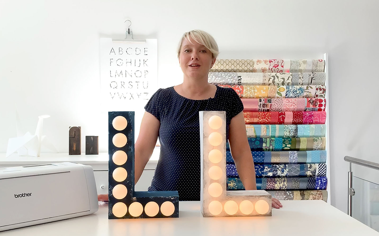 Industrial 3D letter light | Brother | Blog