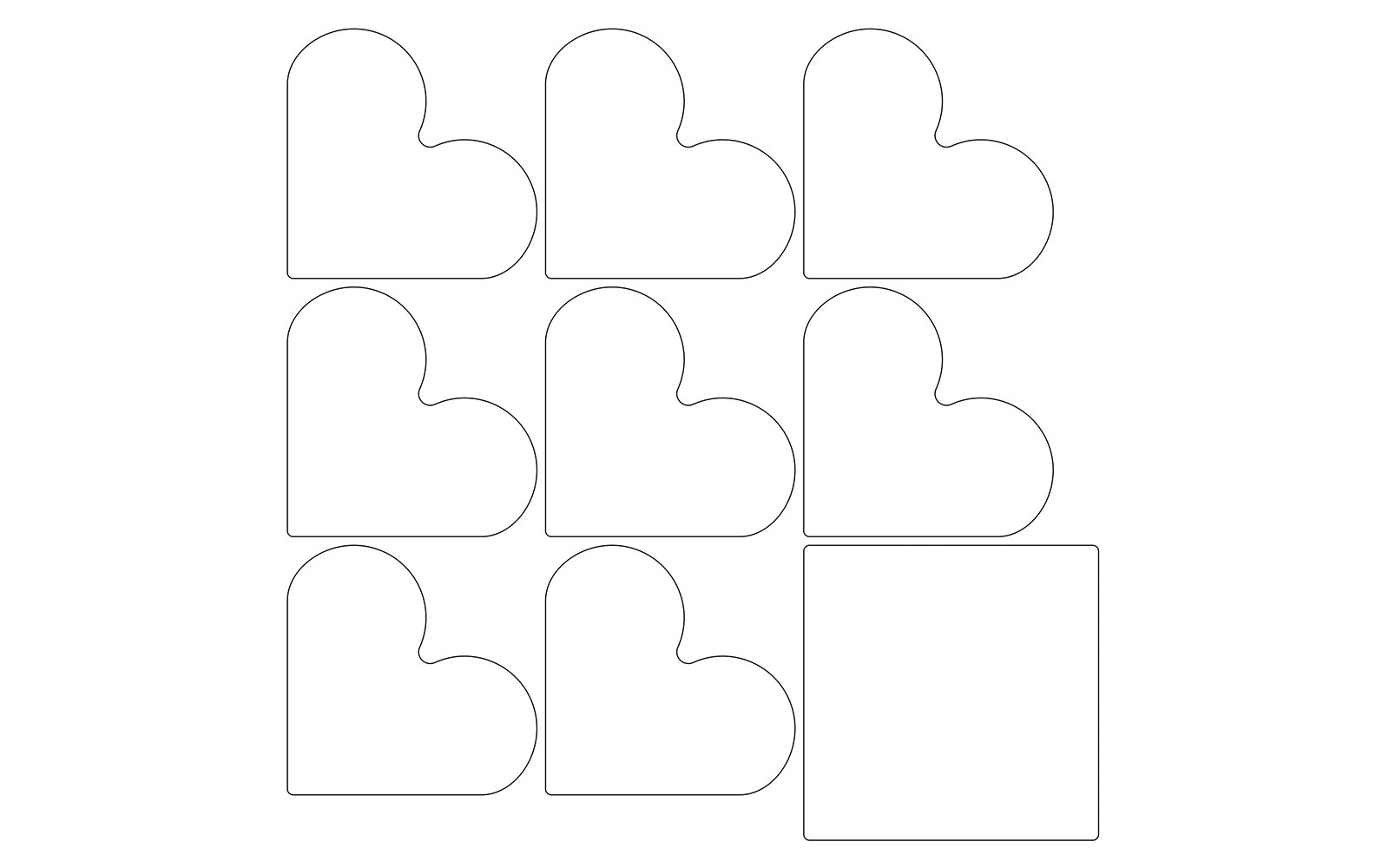 Interlocking heart card | Brother | Blog