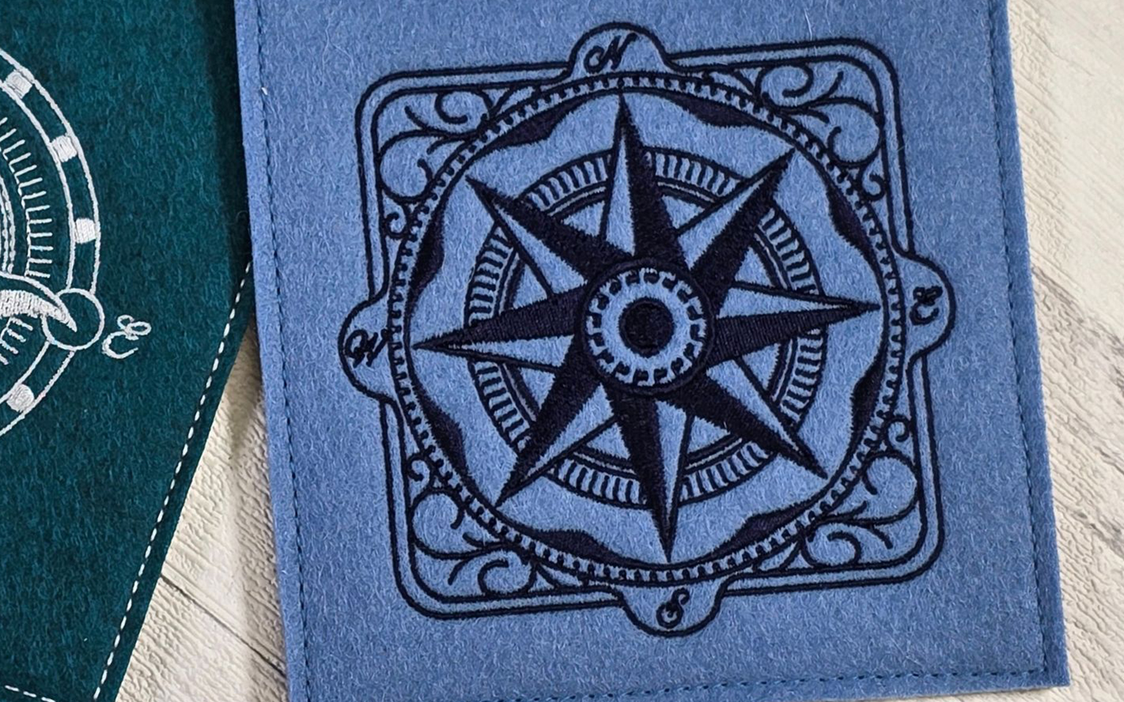 Nautical compass embroidery |Brother |Blog