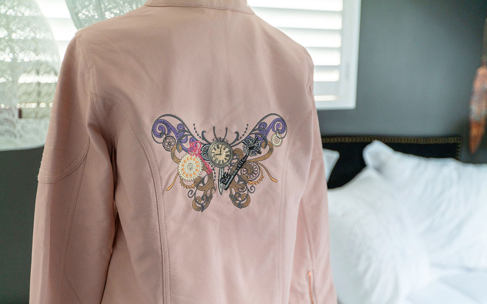 Steampunk embroidery butterfly | Brother | Blog