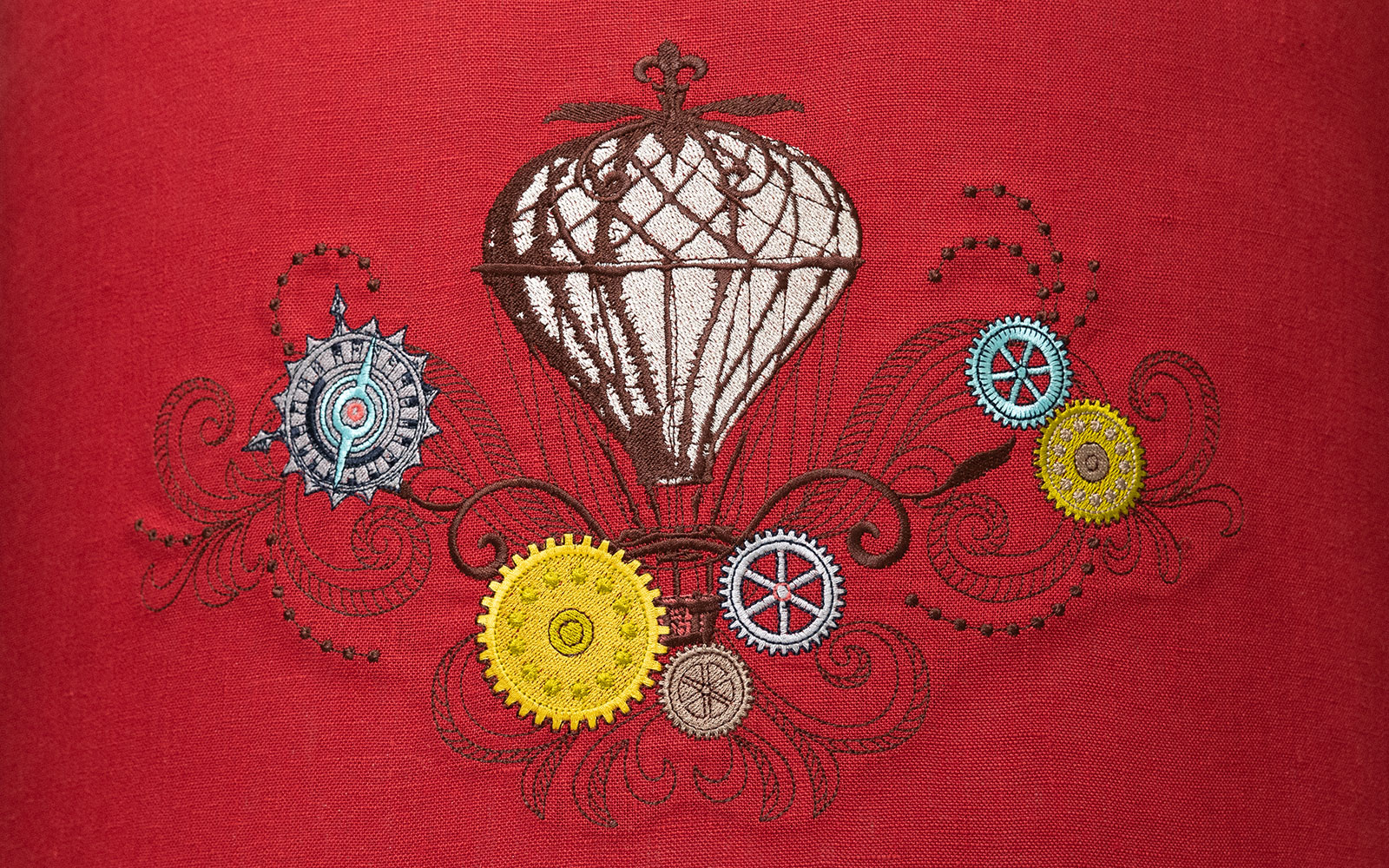 Embroidered lampshade | Brother | Blog