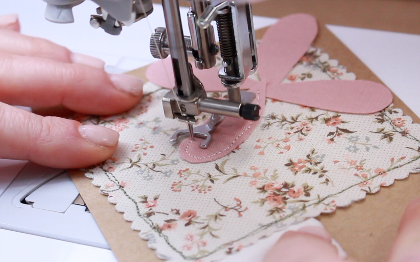 Free motion appliquéd cards | Brother | Blog