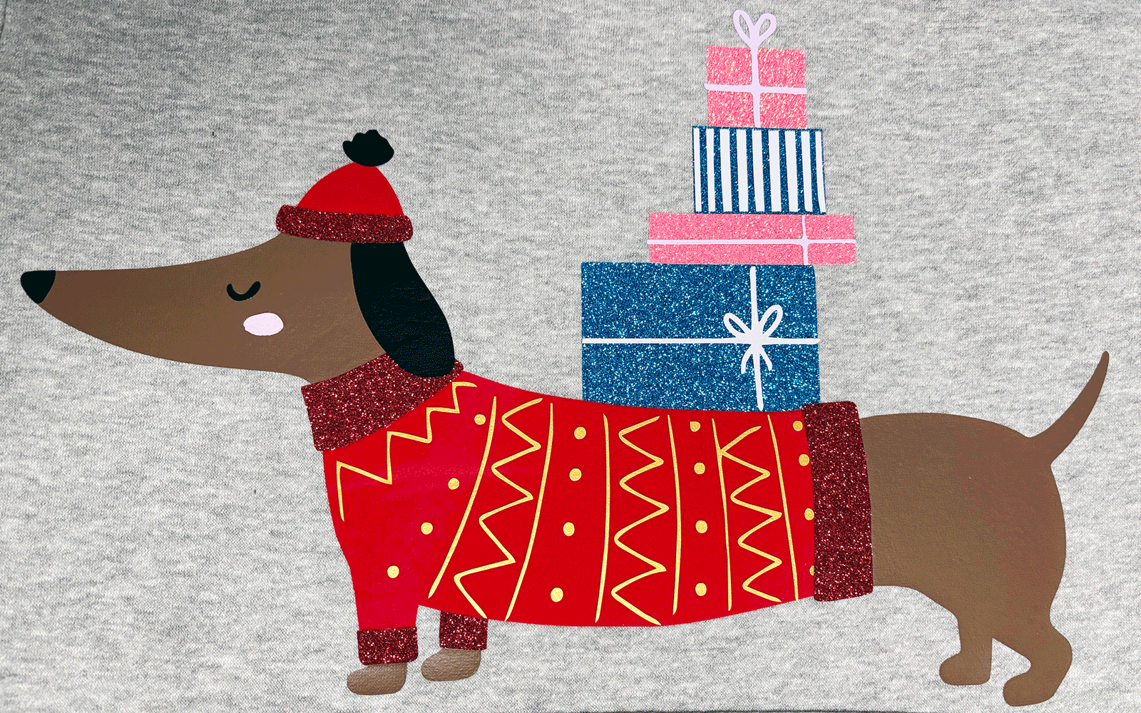 Festive Dachshund sweater | Brother | Blog