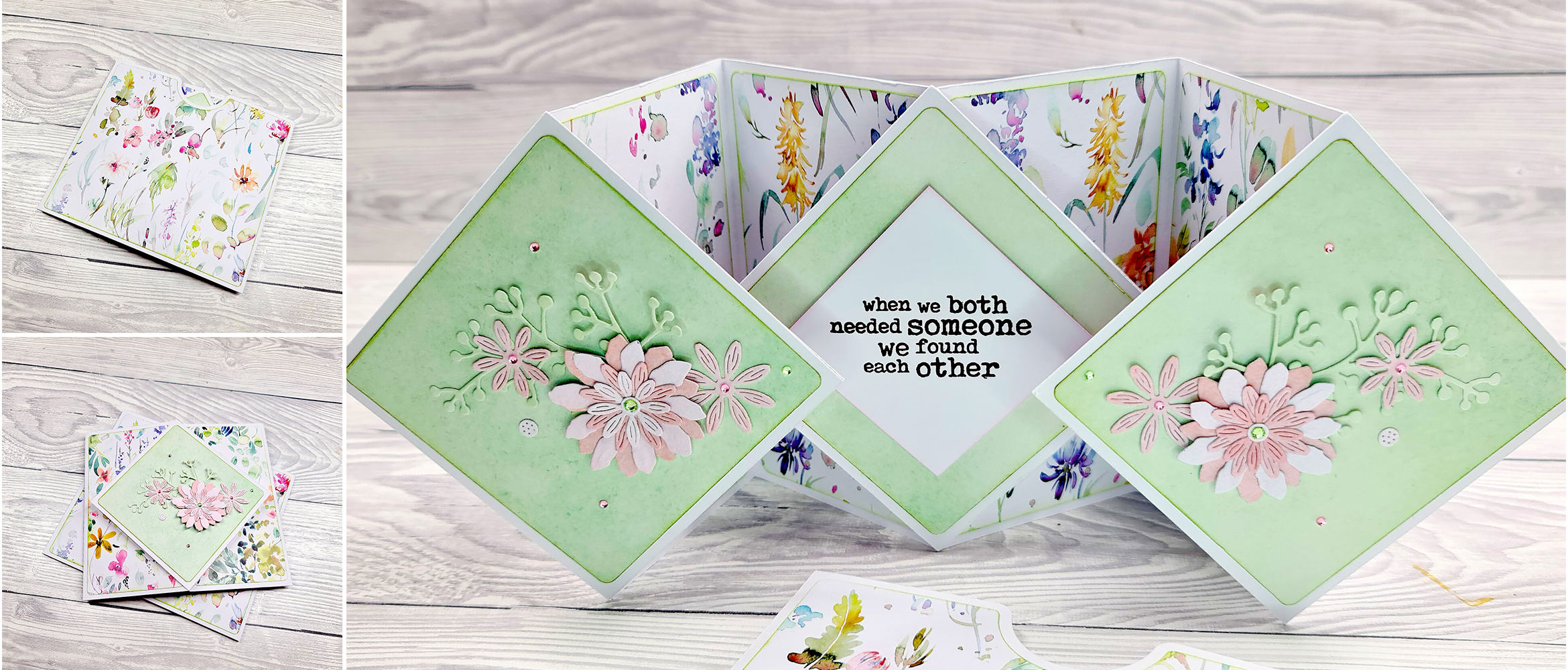 Triple floating diamond card | Brother | Blog