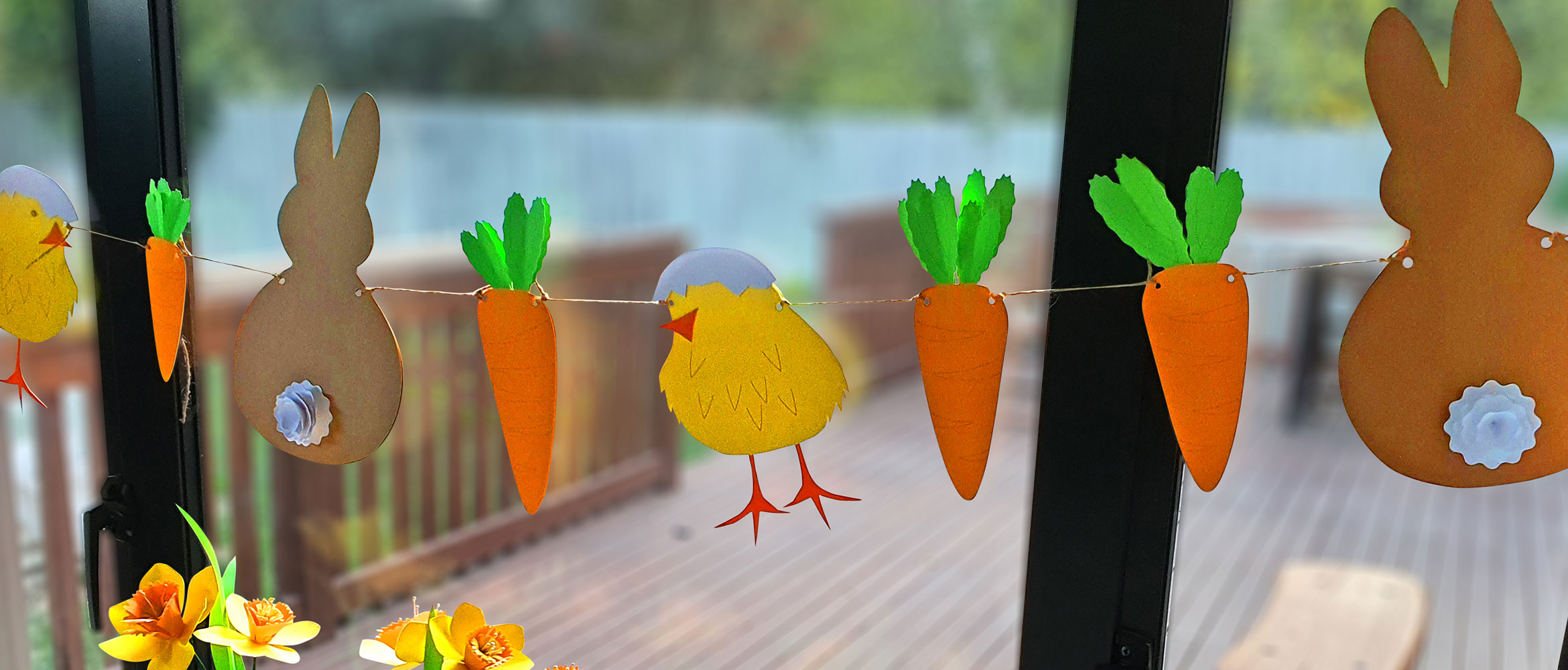 ScanNCut Easter bunting | Brother | Blog