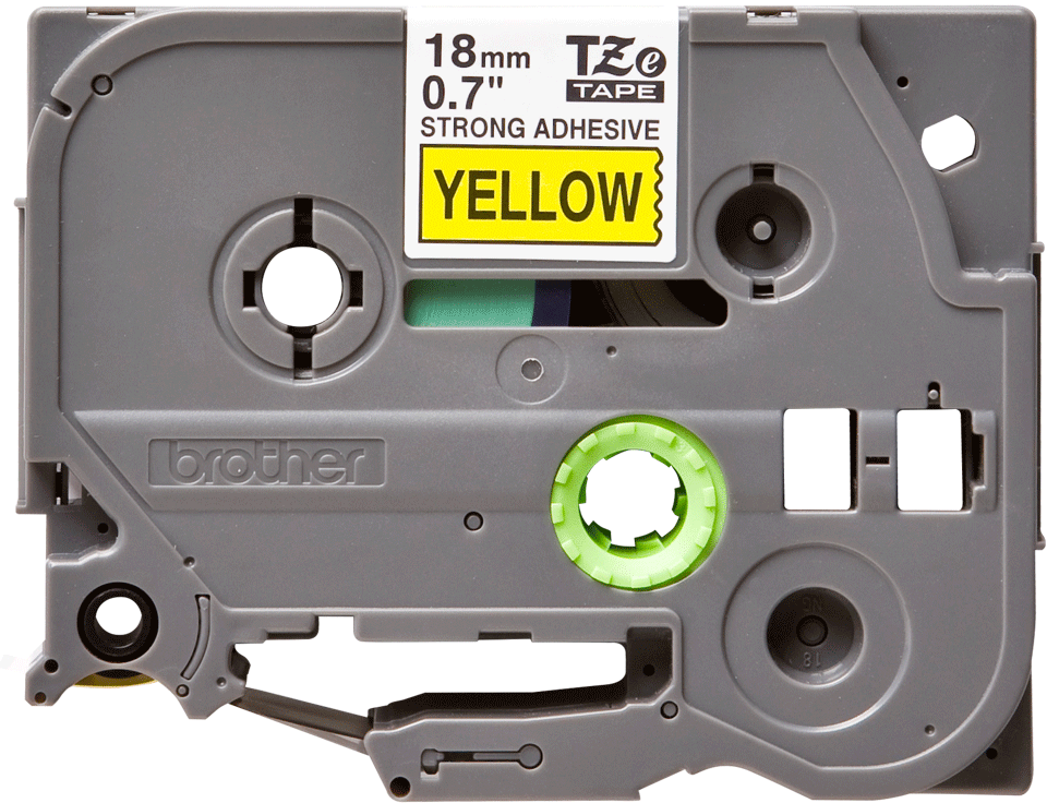 Tze S641 18mm Black On Yellow Strong Adhesive Tapebrother